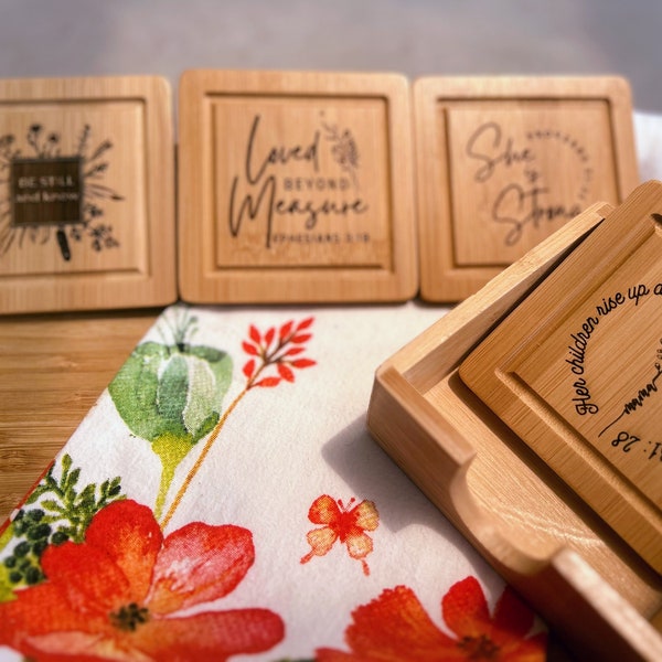 Bible Verse Coasters - Etsy