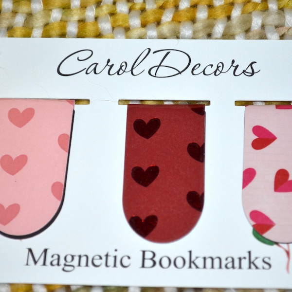 Magnetic Bookmarks - Etsy