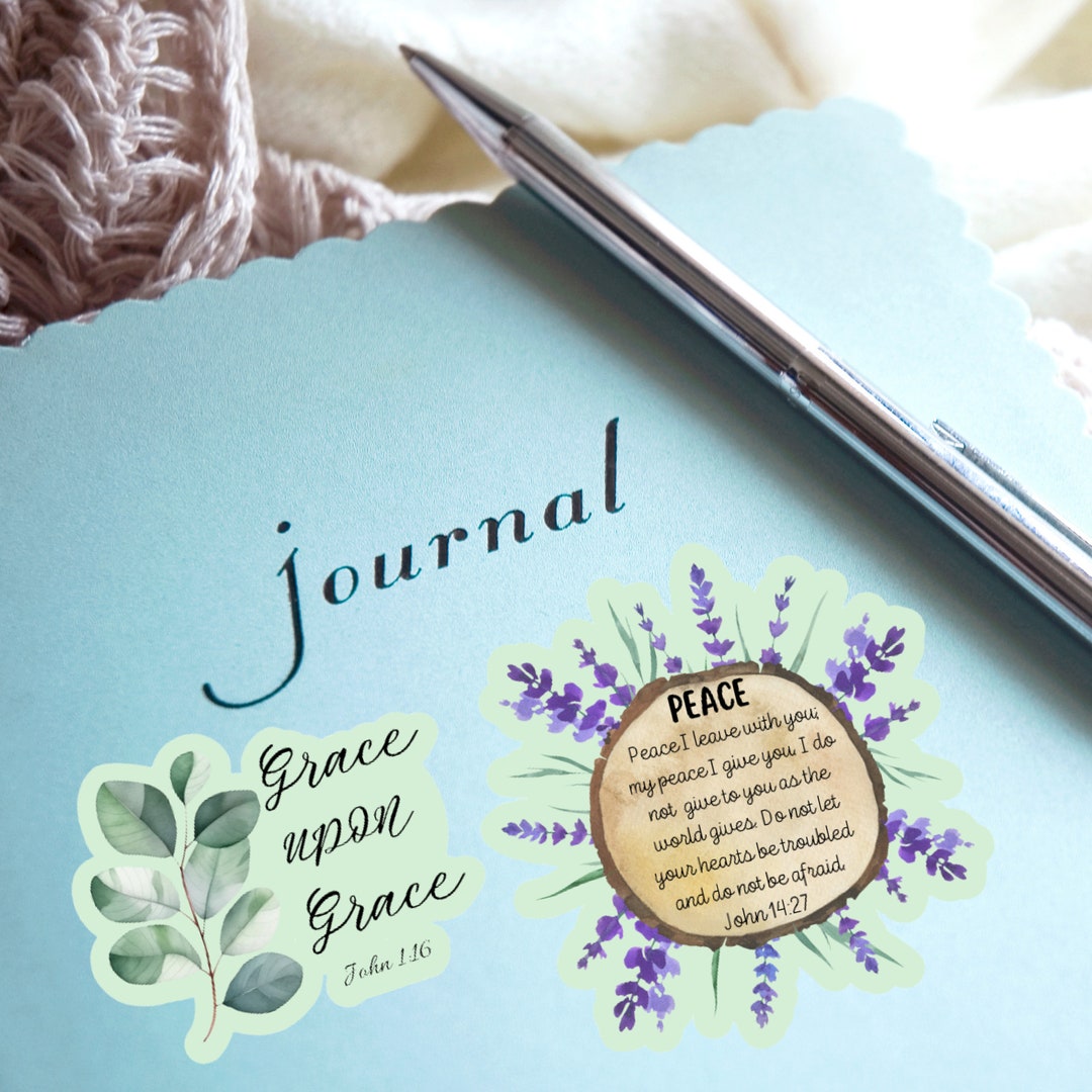 50 Bible Stickers Bundle/book of John - Bible Verse Stickers Bundle/50 ...