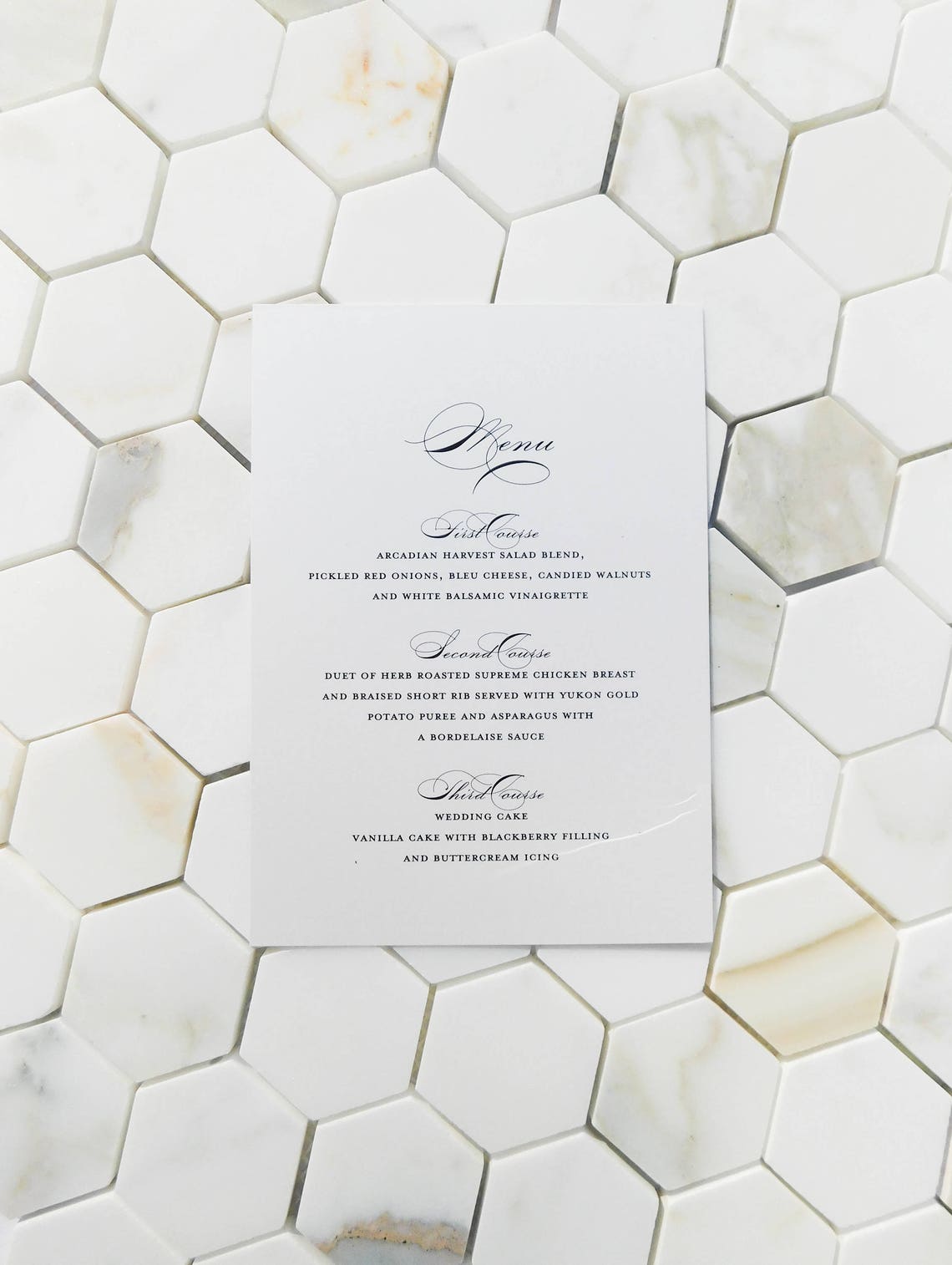 Editable Wedding Reception Menu Template Digital Download - Etsy