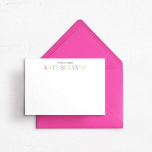 EDITABLE, Colorful Thank You Note Card, Digital Download, Printable ...