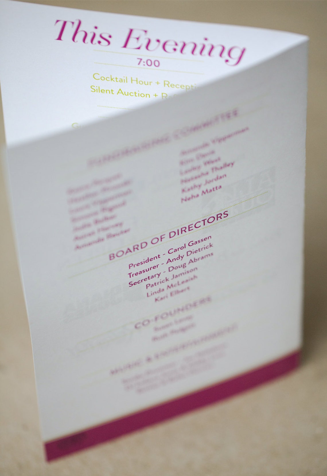 Event Program, Digital Download, Custom, Printable, DIY - Etsy