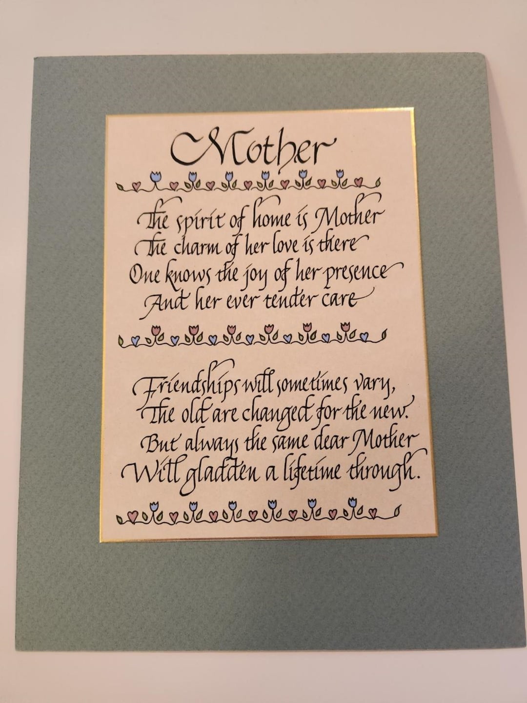 Mother, Calligraphy Art - Etsy