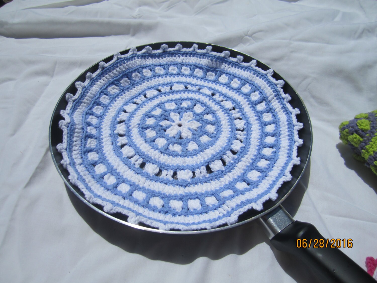 Mandala Pan Protector Table Doily Hot Pad - Etsy