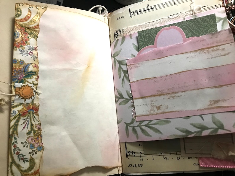Pink Junk Journal - Etsy