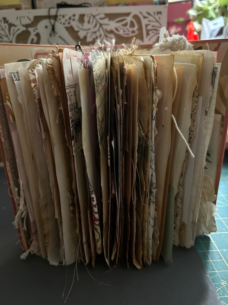 Pink Junk Journal - Etsy