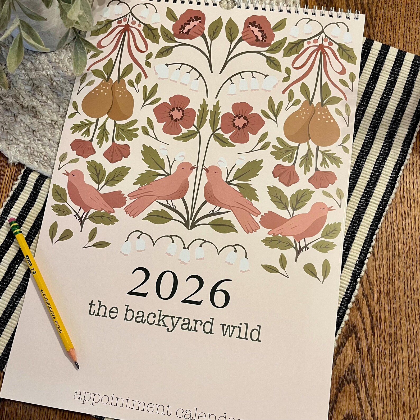 Backyard Wild 2026 Calendar – Seasonal Botanicals & Backyard Creatures ...