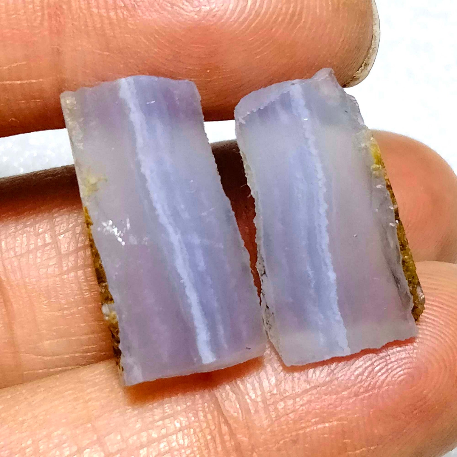 Raw Blue Lace Agate Stone Rough Blue Lace Agate Pair Raw | Etsy