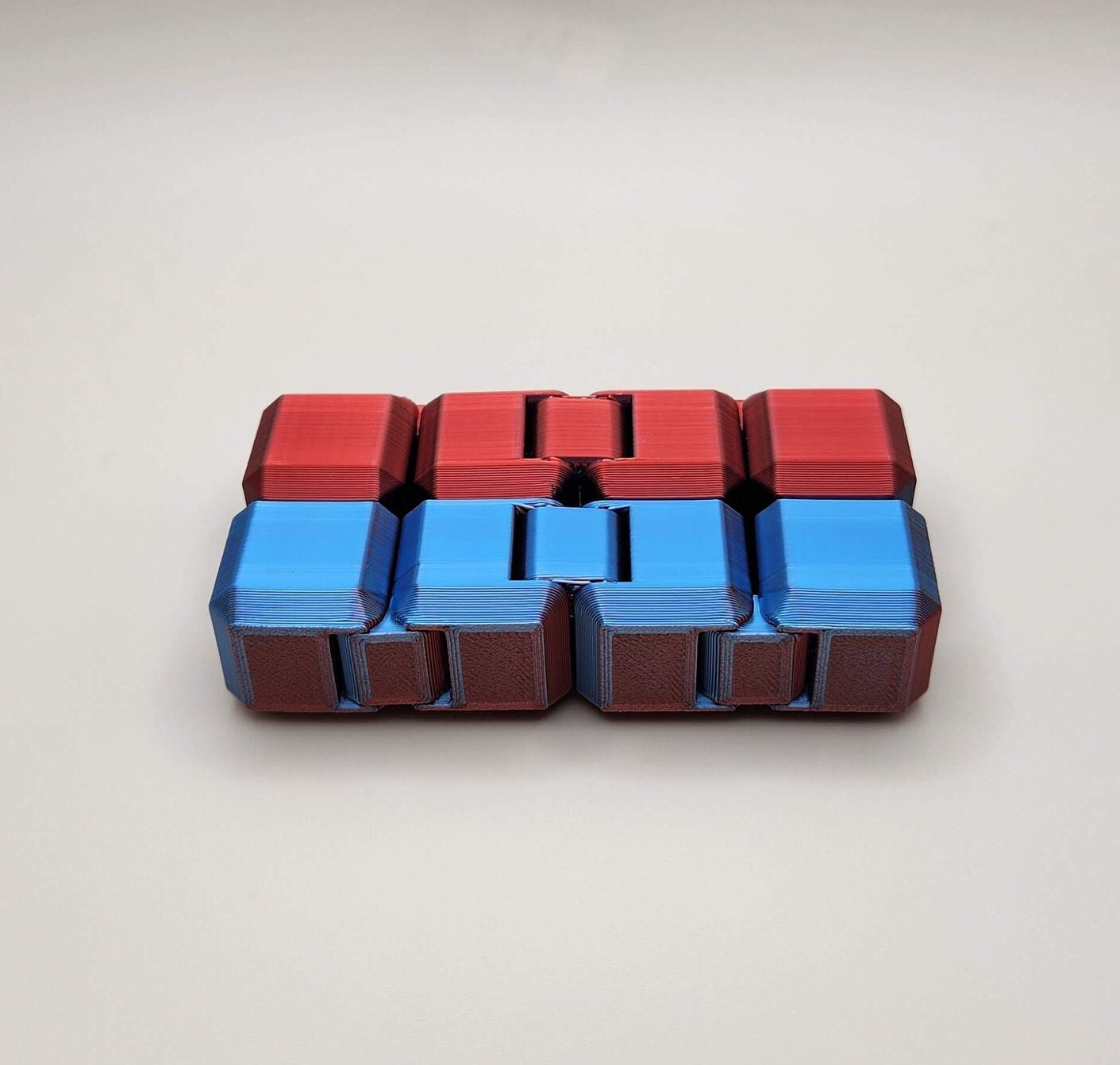 Two-tone Weighted Infinity Cube Fidget Toy - Two Weight Options - Etsy