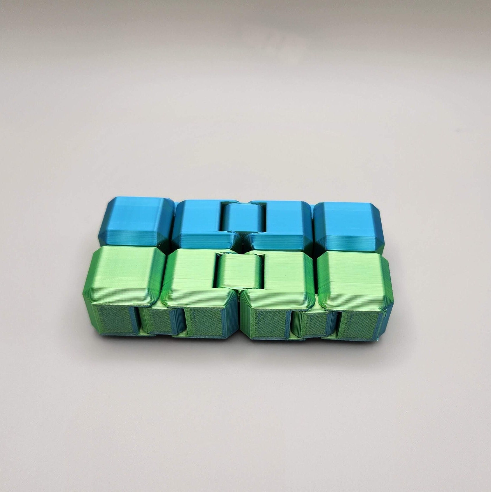 Two-tone Weighted Infinity Cube Fidget Toy - Two Weight Options - Etsy