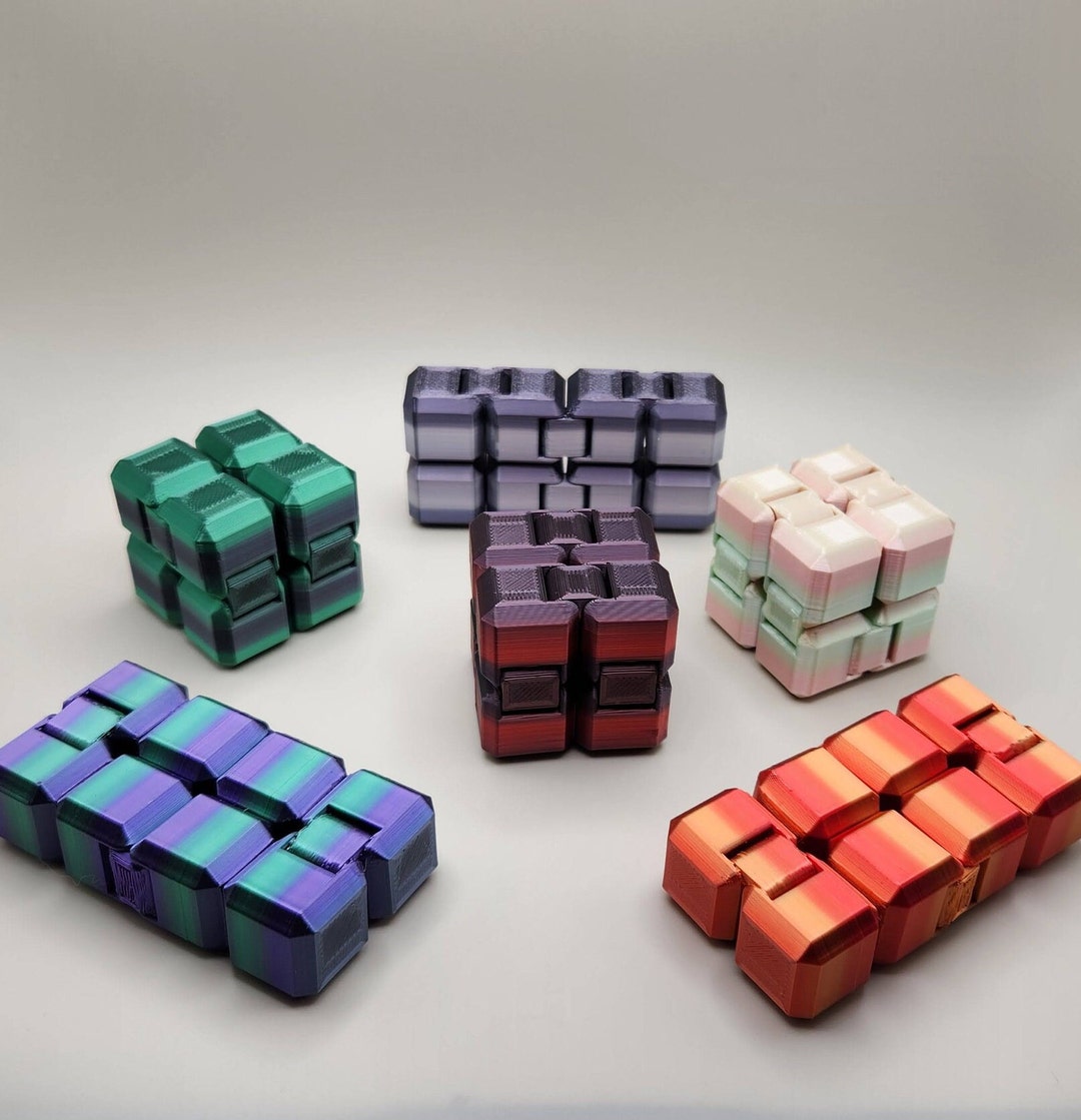 Gradient Weighted Infinity Cube Fidget Toy Discreate Fidget for ...