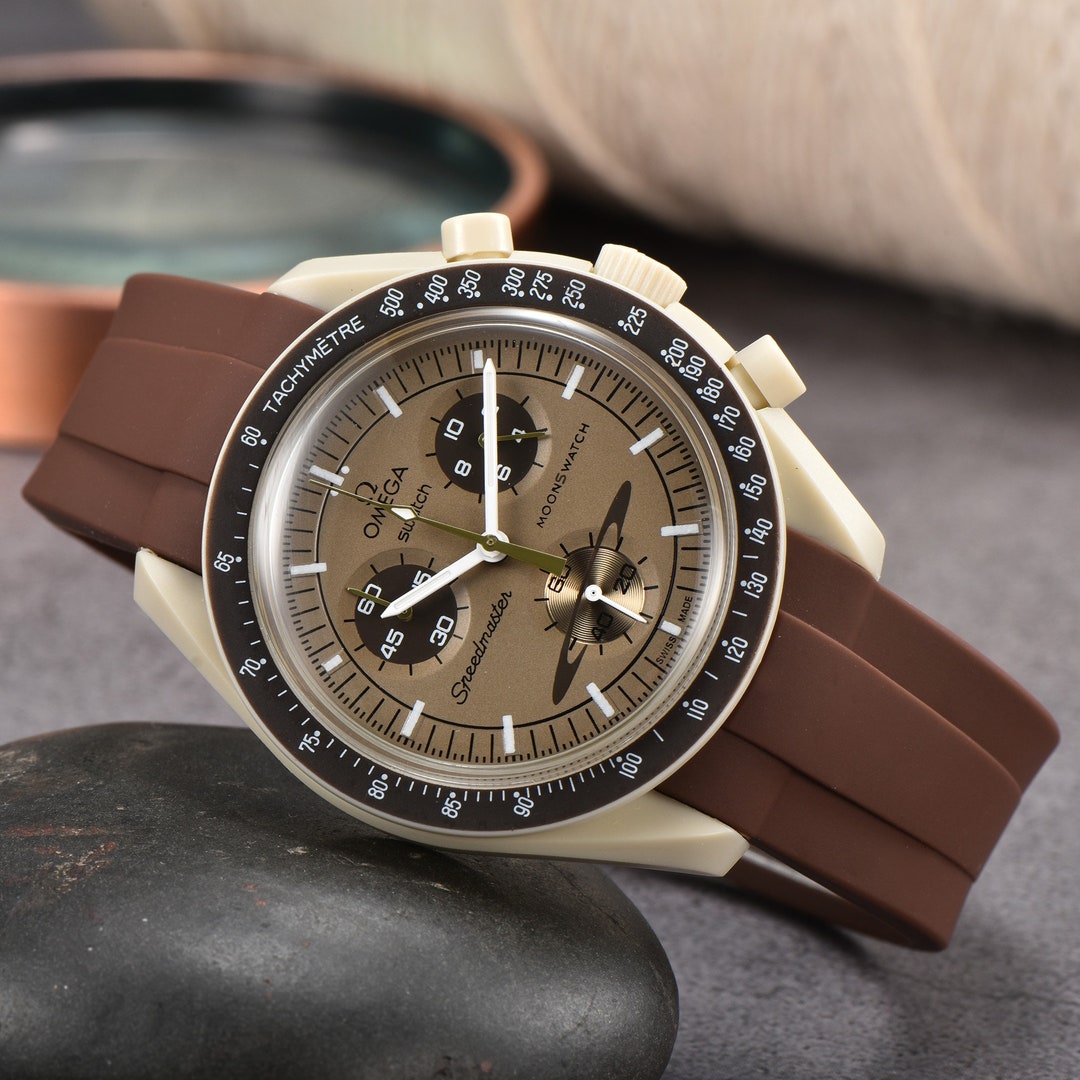 Omega X Swatch Moonswatch Mision to EARTH Moon Sun Speedmaster - Etsy