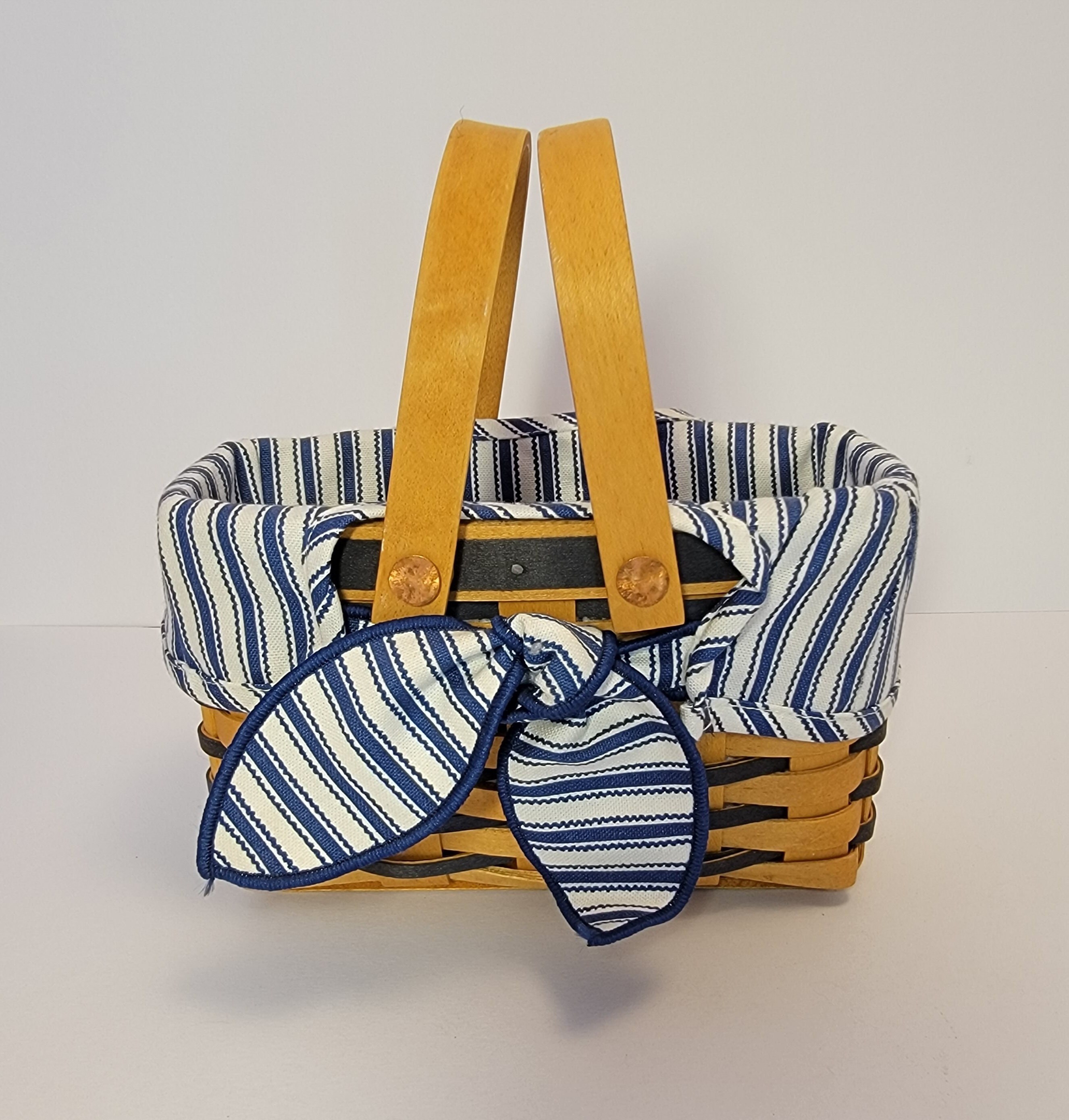 Vintage Longaberger 1994-heartland Tall Key Basket AND - Etsy