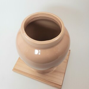 Vintage Cookson Pottery Vase, Neutral Beige/ecru/taupe Glaze, Roseville ...