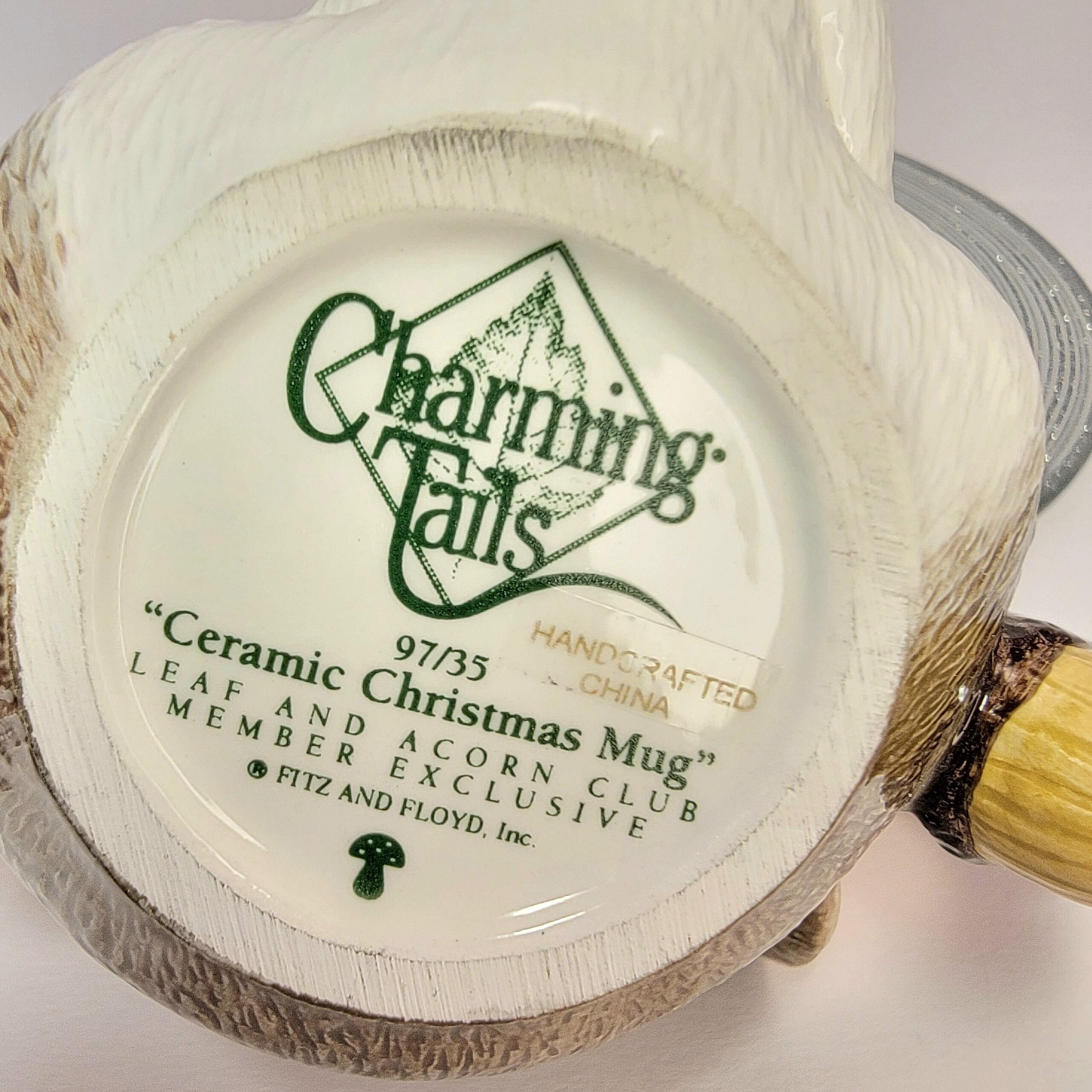 2001 Fitz and Floyd Charming Tails Ceramic Christmas Mug - Etsy