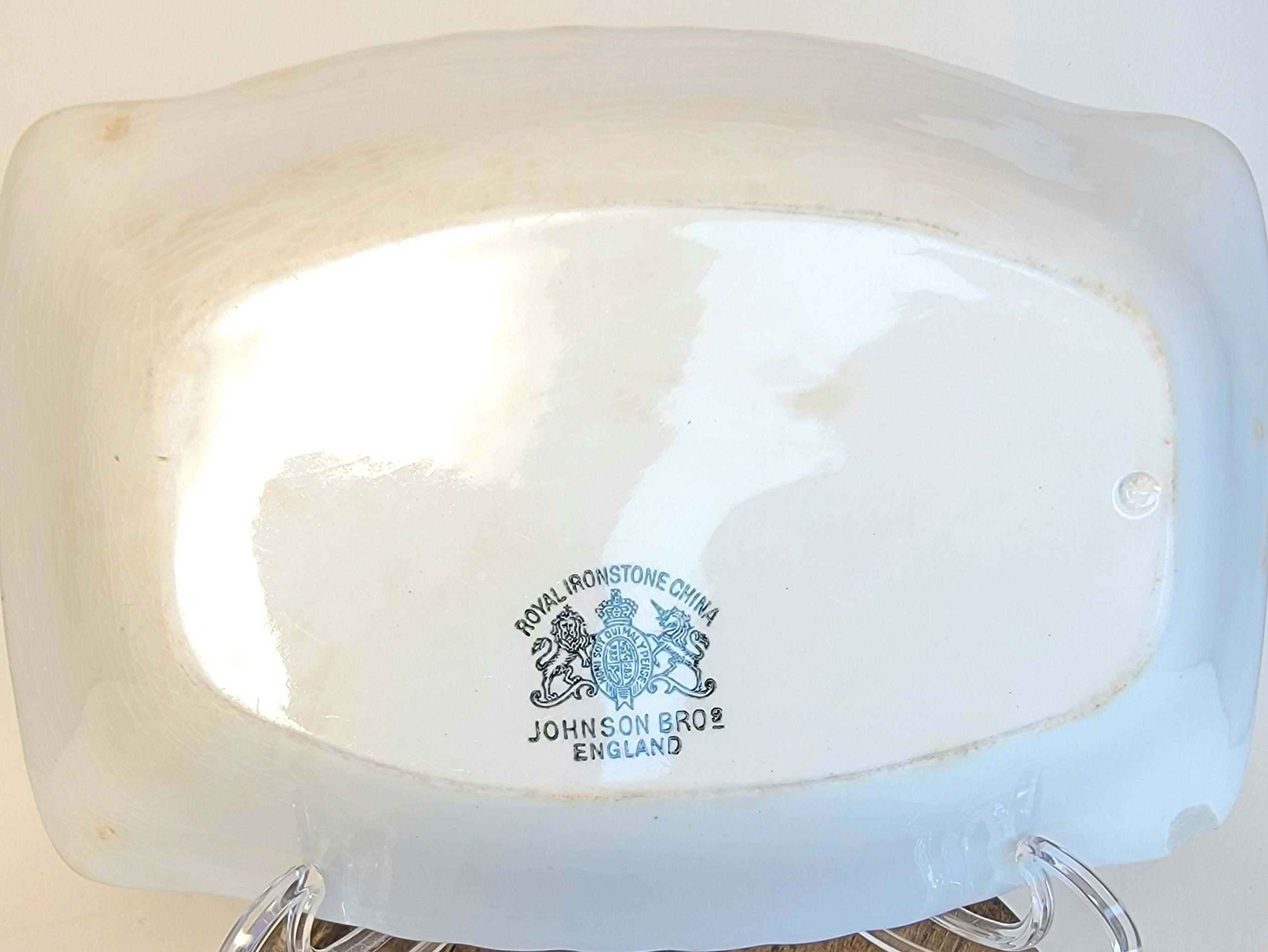 Antique 1900s Royal Ironstone China, Johnson Bros, England, Serving ...