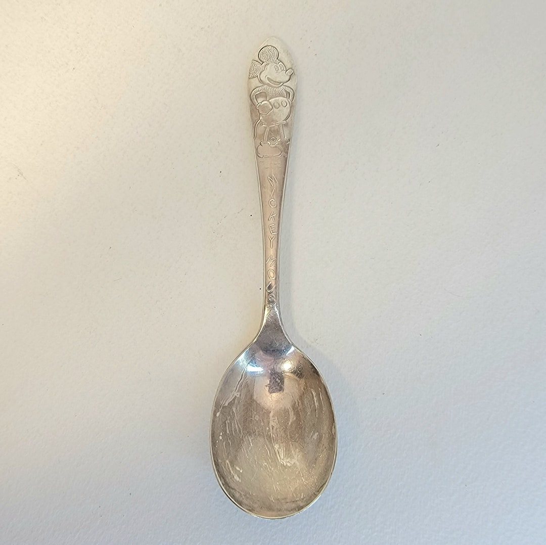 Vintage 1930s MICKEY MOUSE Spoon, Figural Cartoon, Childrens ...