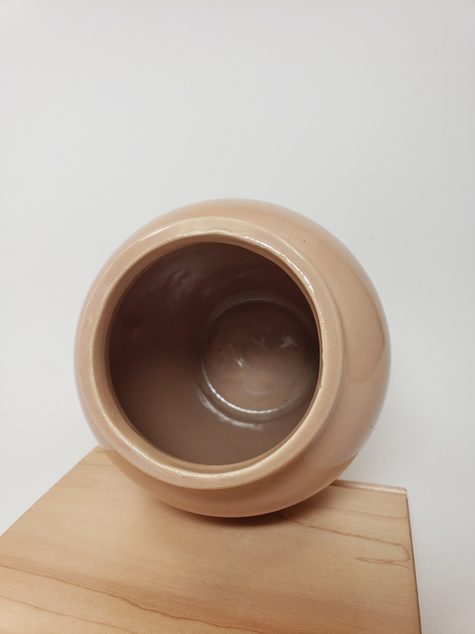 Vintage Cookson Pottery Vase Neutral Beige/ecru/taupe Glaze - Etsy