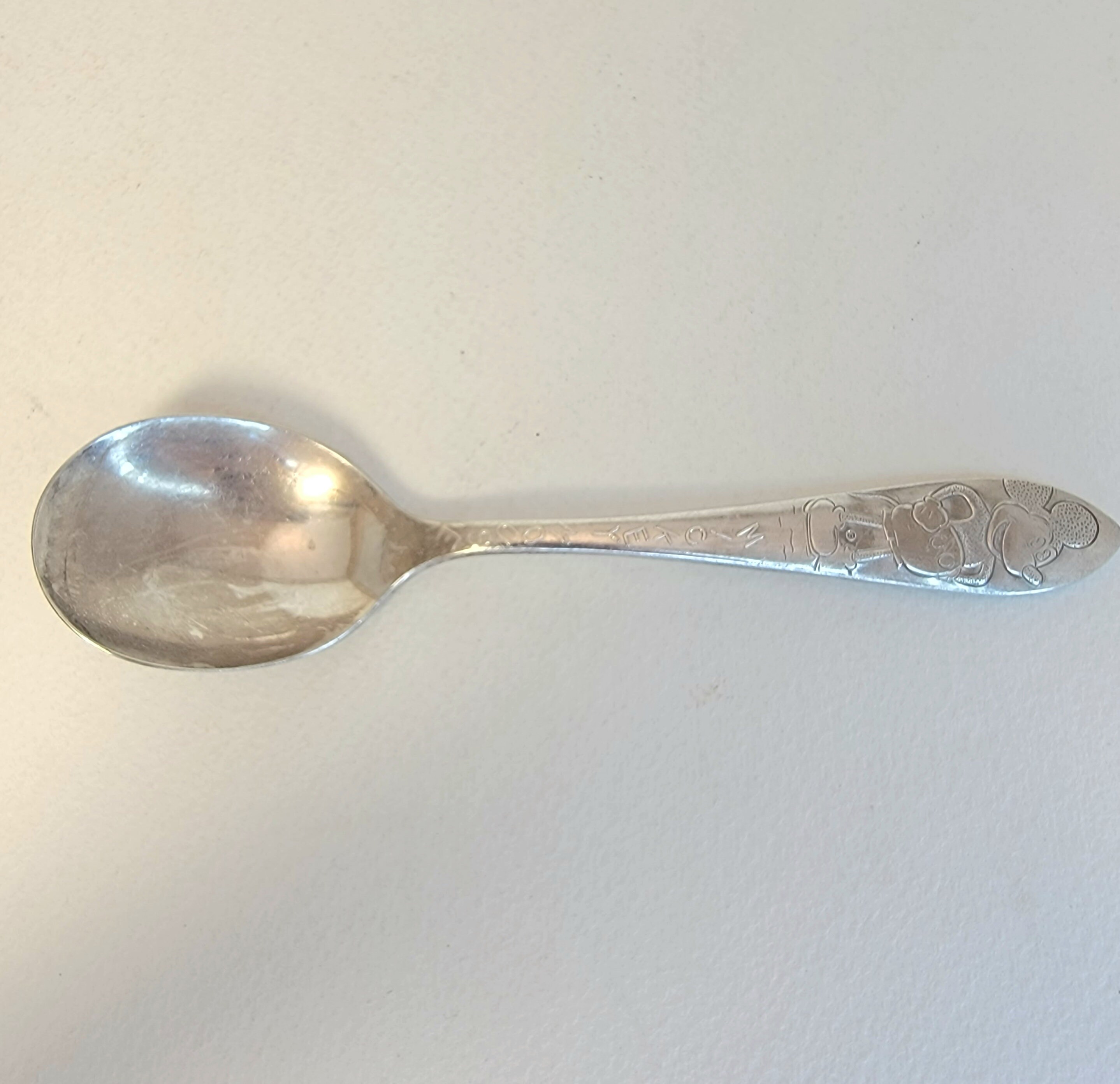 Vintage 1930s MICKEY MOUSE Spoon Figural Cartoon Childrens - Etsy