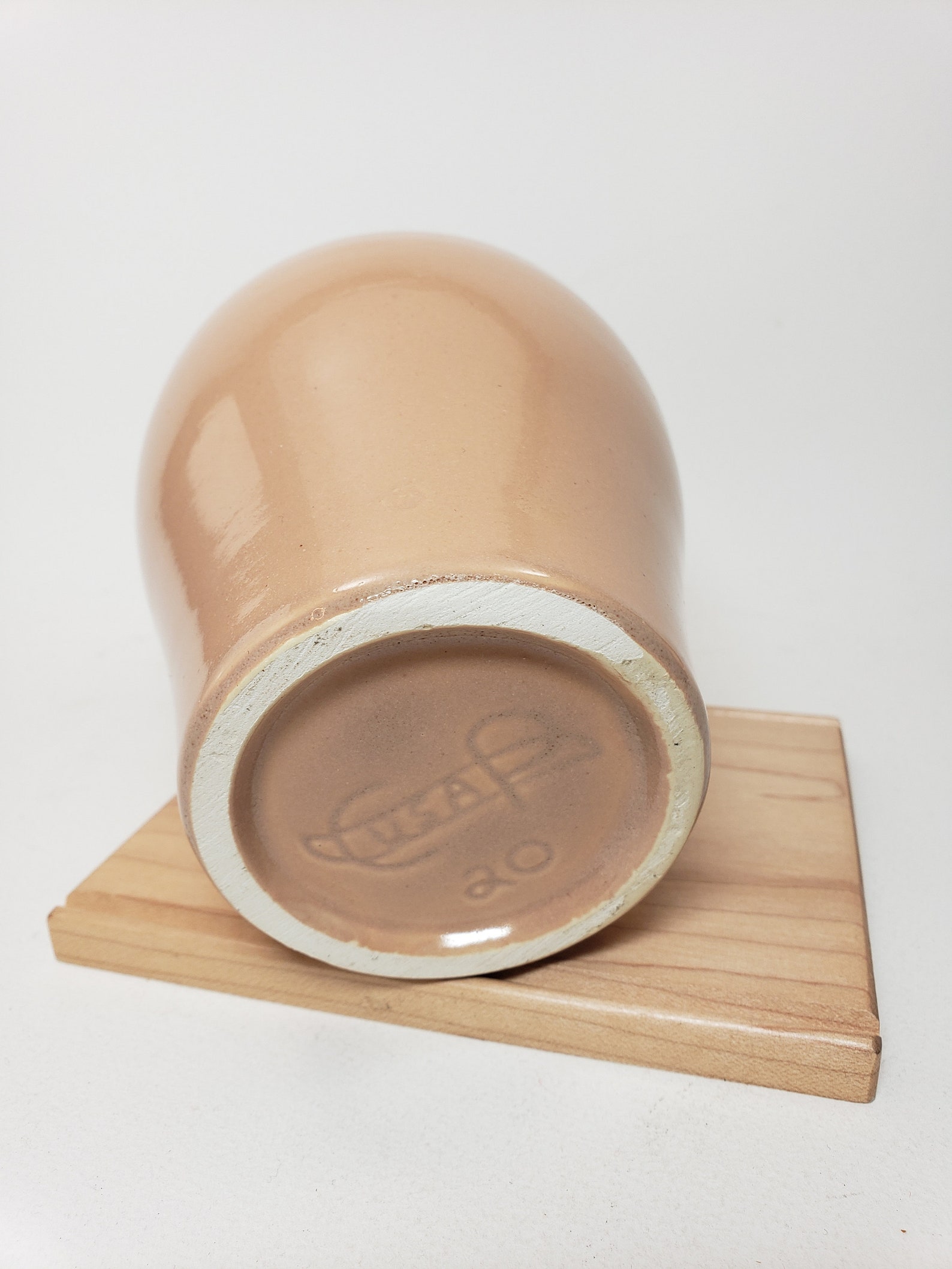 Vintage Cookson Pottery Vase Neutral Beige/ecru/taupe Glaze - Etsy