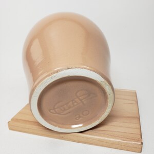 Vintage Cookson Pottery Vase, Neutral Beige/ecru/taupe Glaze, Roseville ...