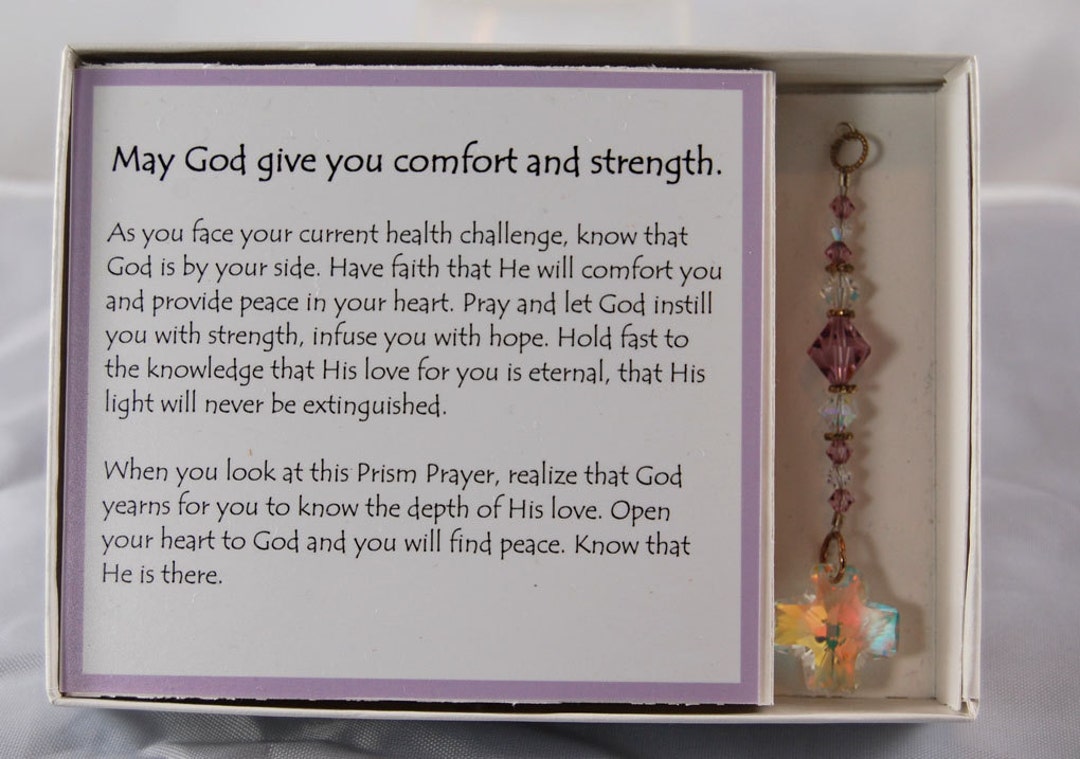 Health Challenge Prism Prayer Suncatcher Featuring Crystal Beads - Etsy