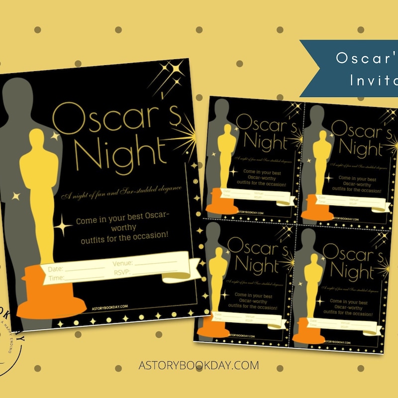 Oscar Invitation - Etsy