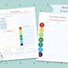 PDF: Week-at-a-glance One Page Planner - Etsy