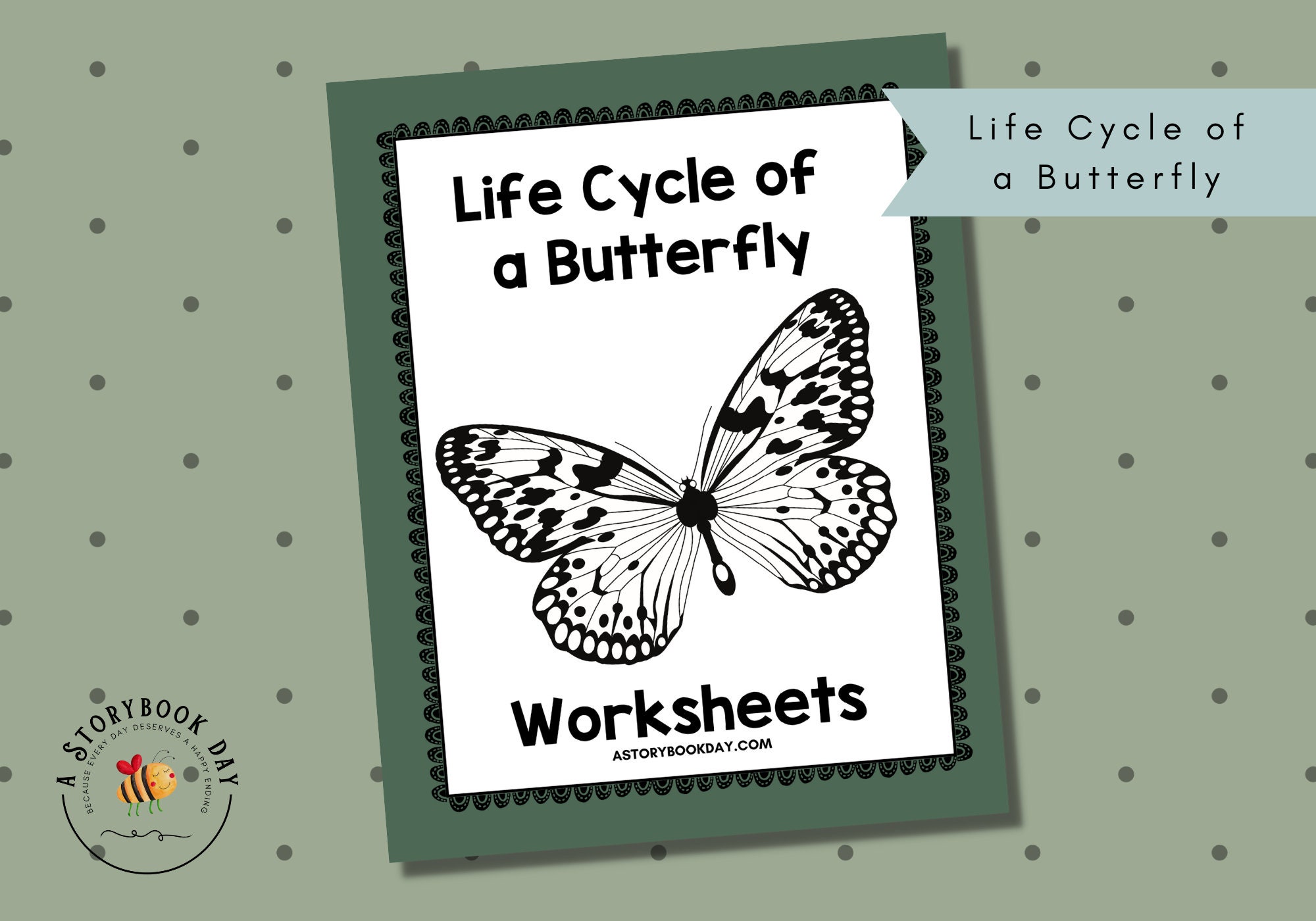 PDF: Life Cycle of a Butterfly Worksheets Bundle Spring Nature Study - Etsy