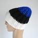 Flag Beanie, Ribbed Hat With Flag Colors, National Beanie, Estonia ...