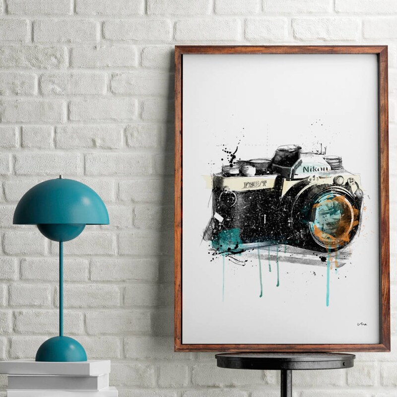 Vintage Camera Print - Etsy