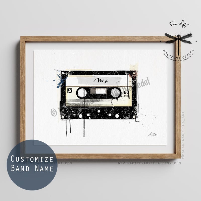 Cassette Tape Art - Etsy