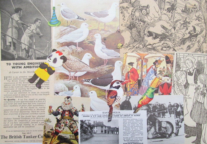 Paper ephemera pack: 100 mixed vintage pieces for scrapbook | Etsy