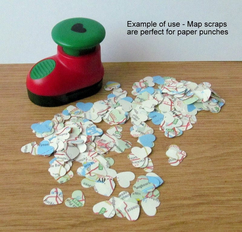 Map Paper Scrap Pack: 20 Assorted 4 Inch Square Map Paper - Etsy