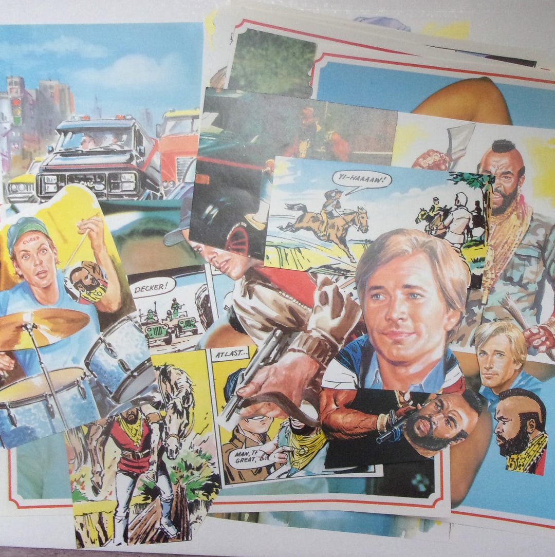 A Team Themed 1980s Paper Ephemera: 30 Original Vintage Pieces. Paper ...