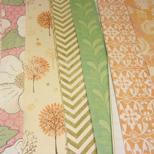 Mixed Patterned Paper - 25 Larger Pieces Around A4 Size. Variety Pack ...