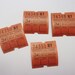 Vintage Unused Bus Tickets: Pack of 20 Orange Tickets From the UK ...