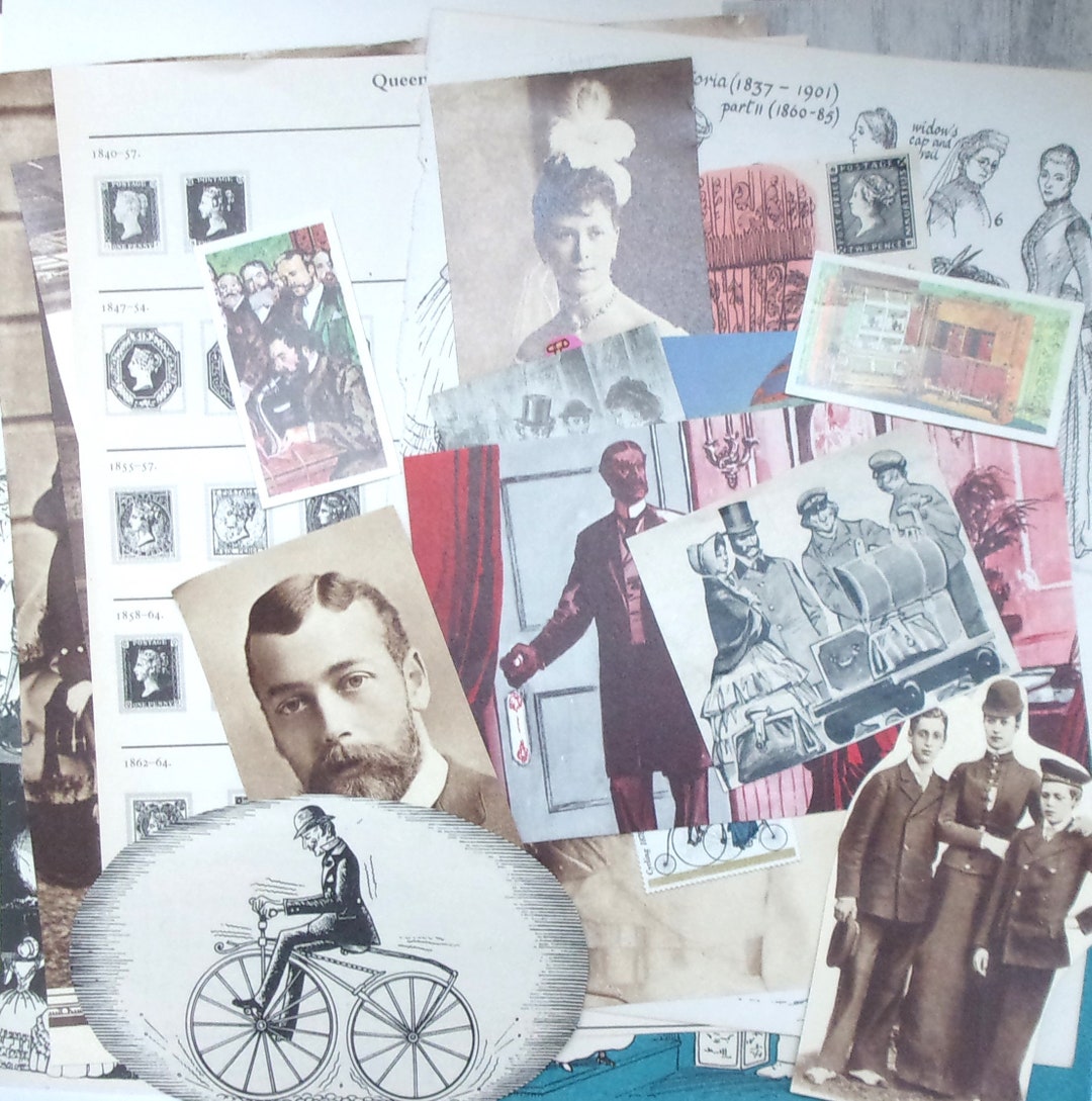 Victorian Themed Paper Craft Pack: 35 Vintage Pieces. Scrap Pack for ...