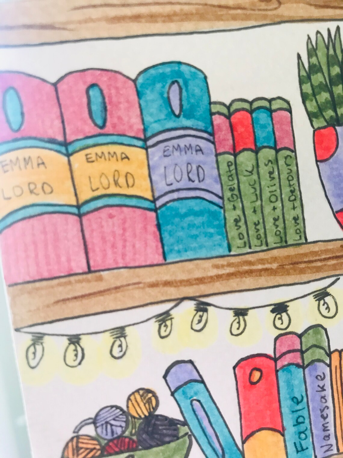 Book Lover’s Birthday Card Rainbow Shelves - Etsy