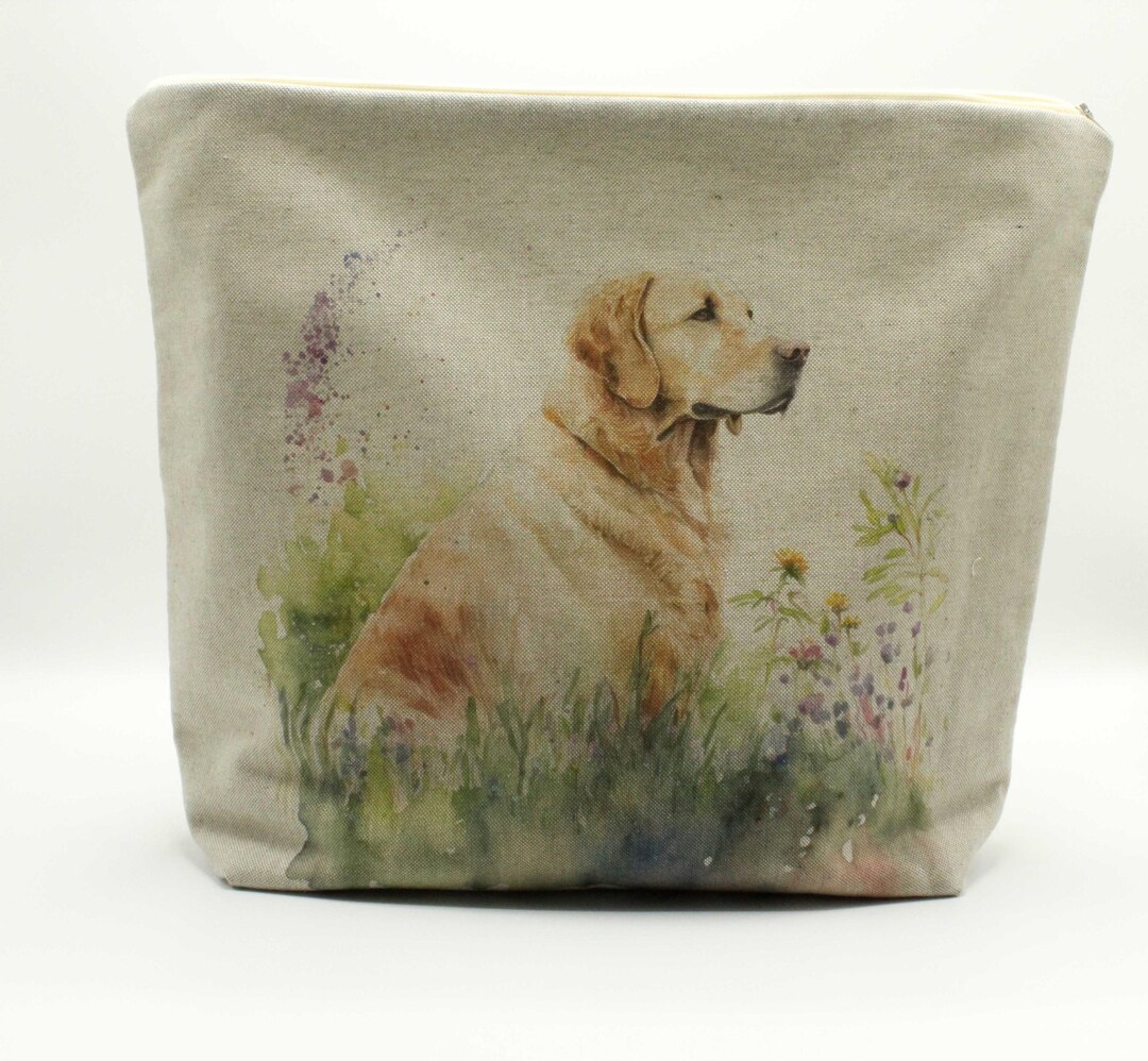Labrador Retriever Zip Bag/ Pouch With Inside Pockets. - Etsy