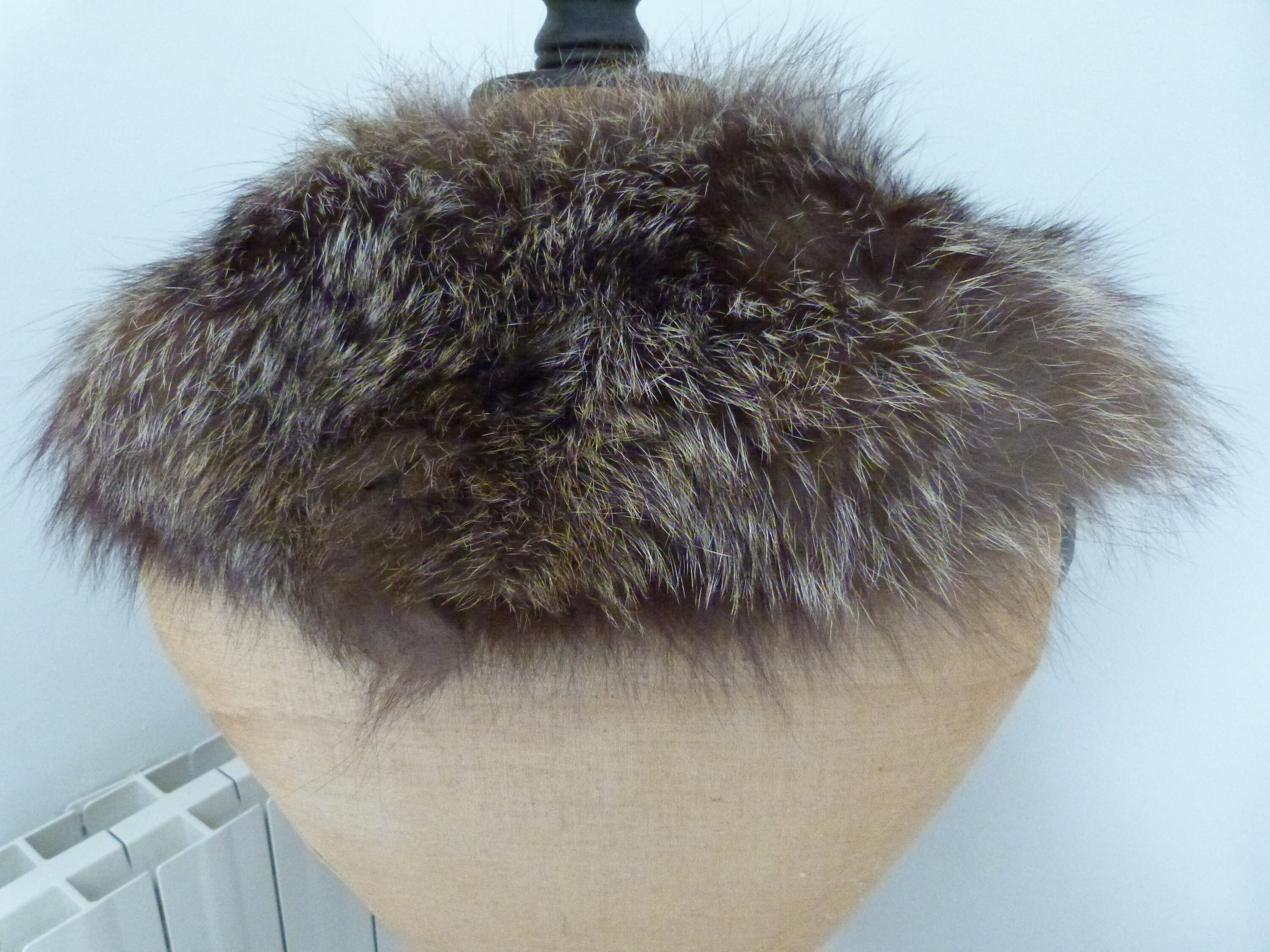 Antique Silver Fox Fur Pelt Scarf Wrap Stole Shrug French Antique Real ...