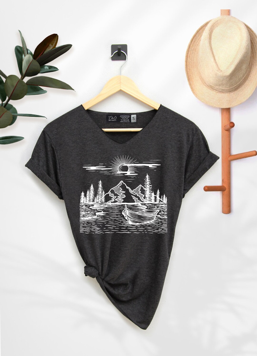 Lake Shirt Lake Mountains Shirt Adventure Shirts Graphic Tee High ...