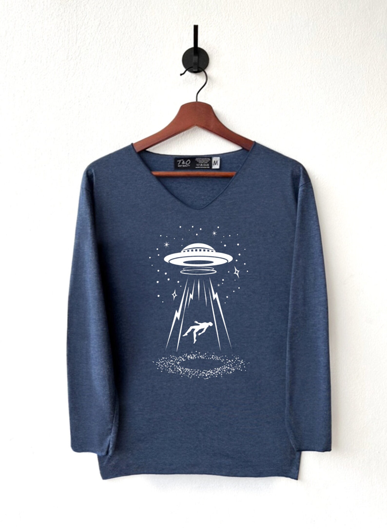 UFO Abduction Shirt Alien Shirt Alien Abduction T-shirt Long - Etsy