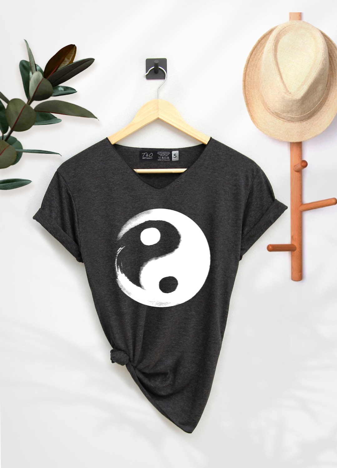 Yin Yang Shirt - Yin Yang Drawing T-shirt High Quality Graphic T-shirts ...