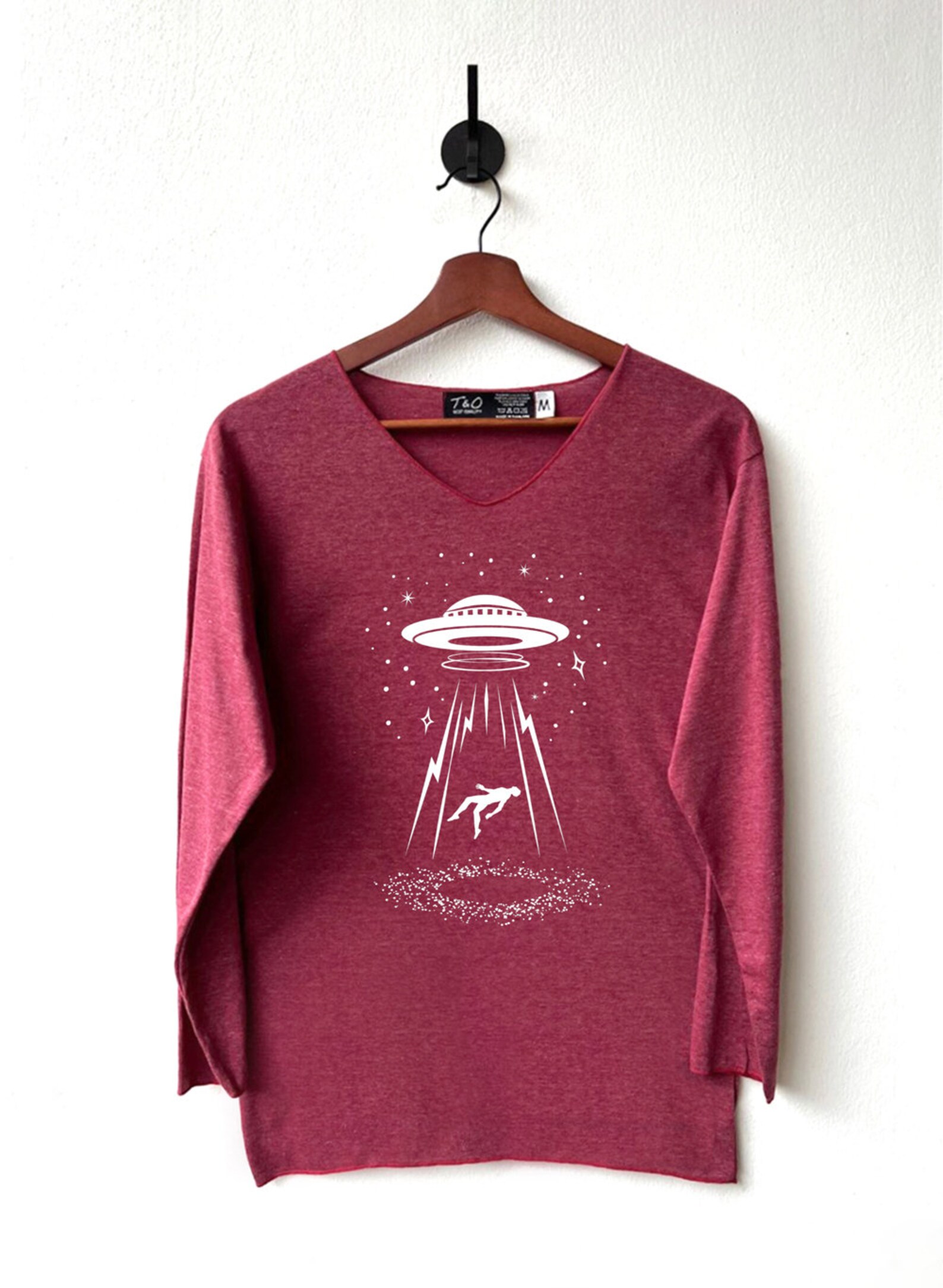 UFO Abduction Shirt Alien Shirt Alien Abduction T-shirt Long - Etsy