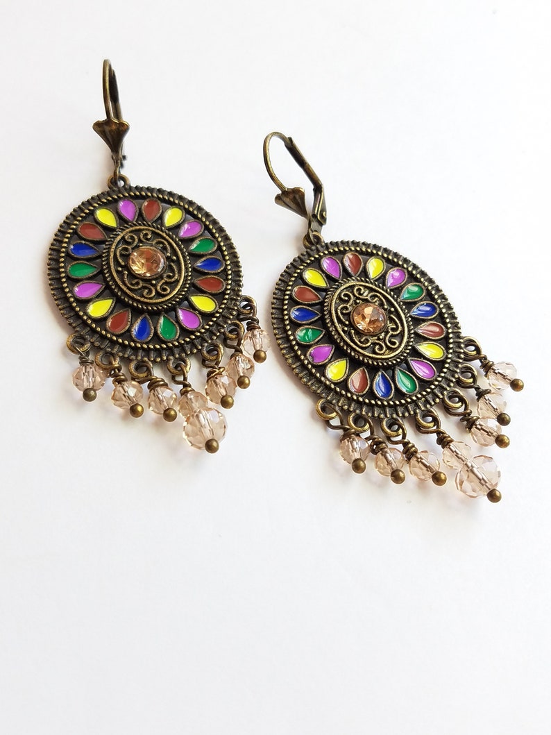 Colorful Earrings | Etsy