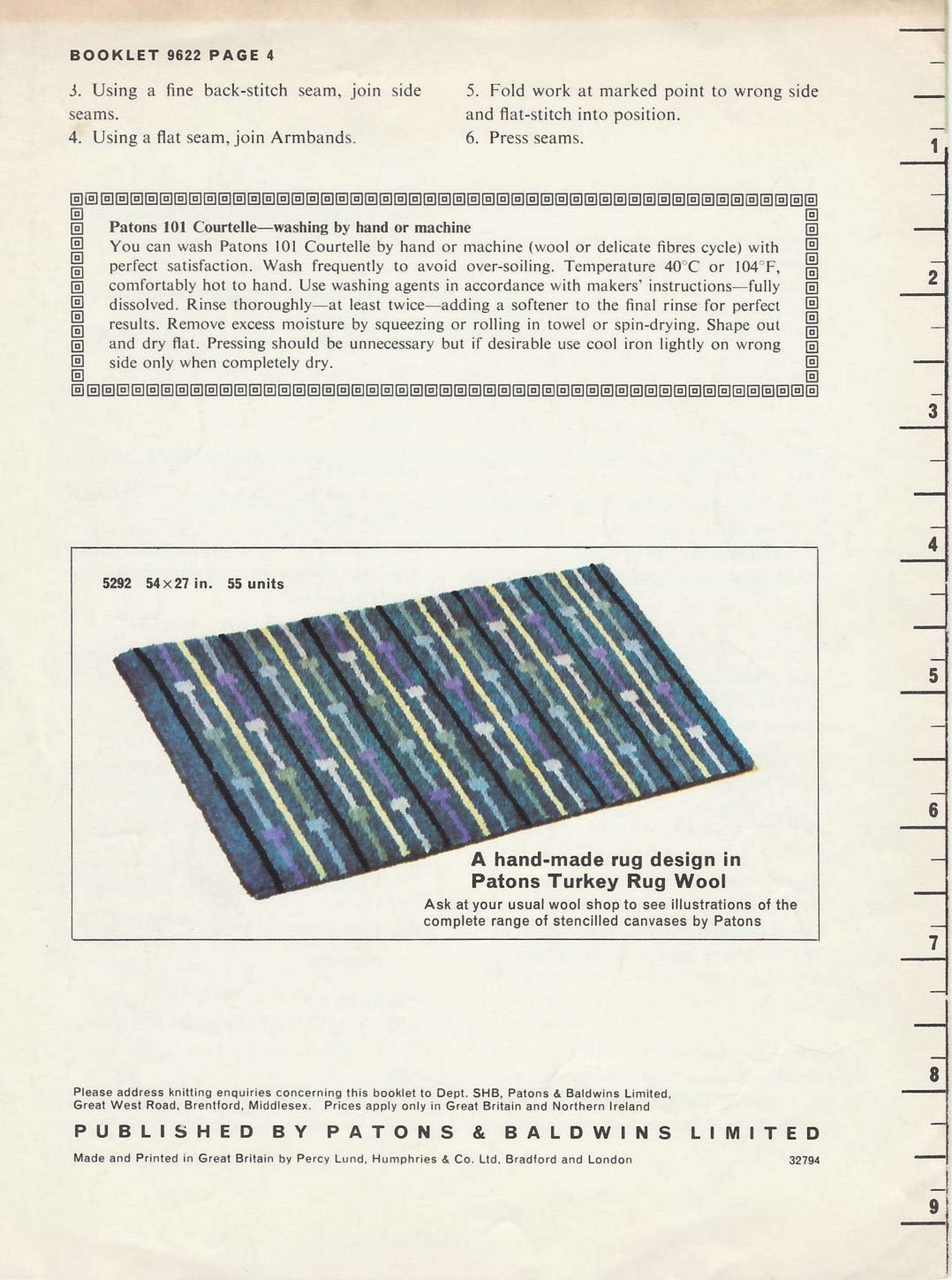 1960's Knitting Pattern Original Vintage Pattern Roll - Etsy