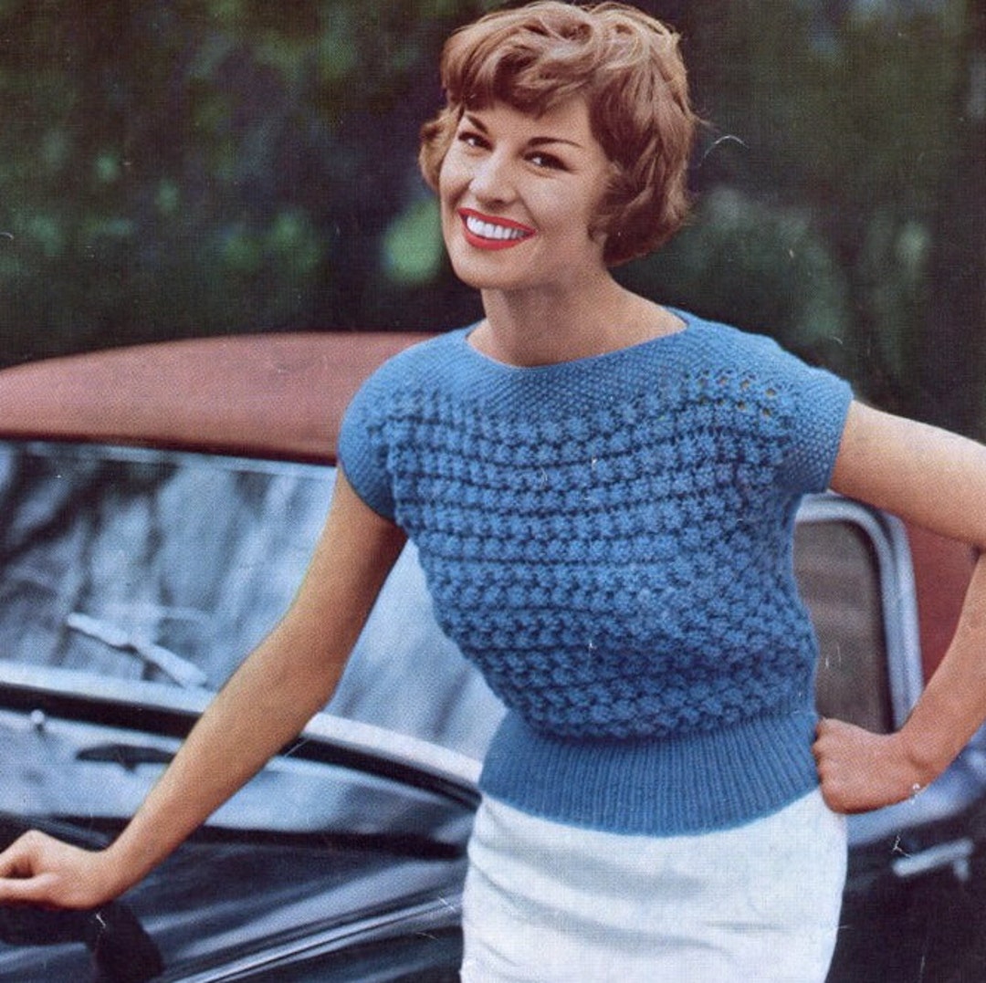1950s Vintage Knitting Pattern / Digital Download / Quickly Knitted ...