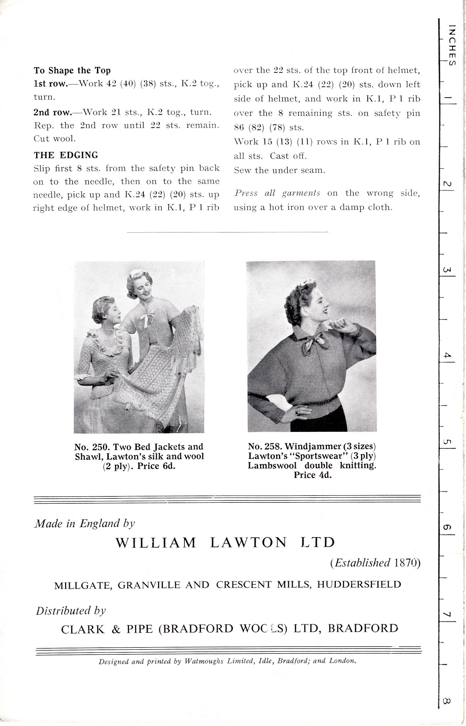 1930's Lawtons 261 Knitting Pattern PDF Digital Download - Children ...