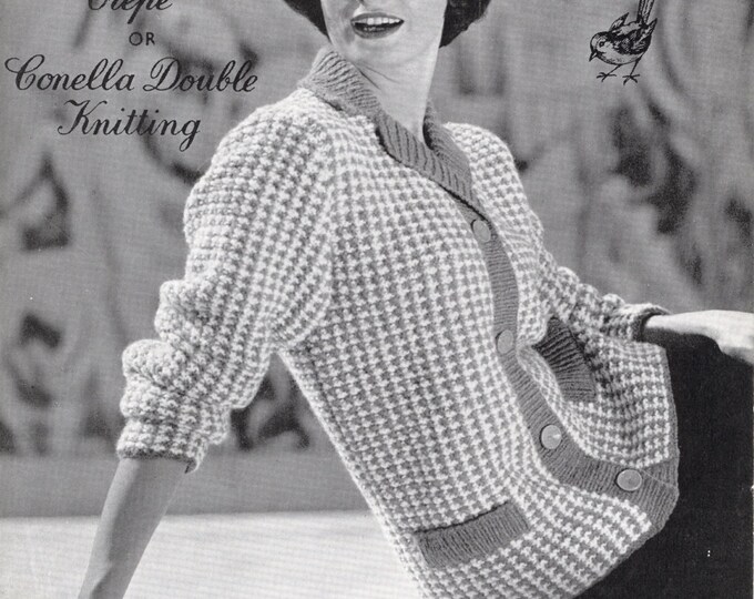 ORIGINAL 1950's Vintage Knitting Pattern Robin 917 - Etsy
